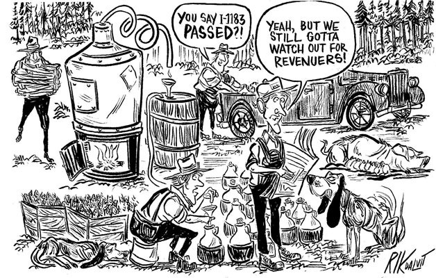 Revenuers Won't Quit | Weekly Cartoon | Marysville Globe