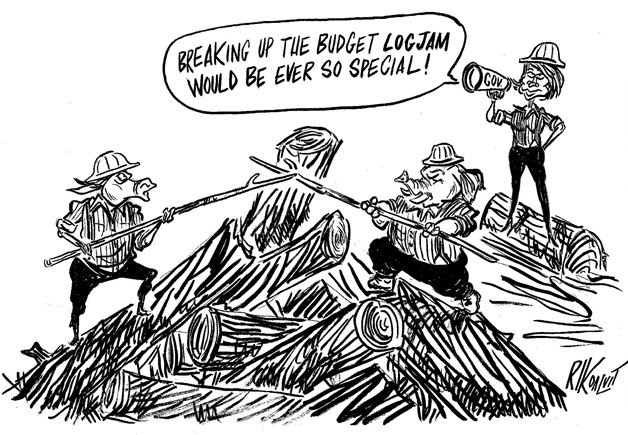 Working On A Logjam | WEEKLY CARTOON | Marysville Globe